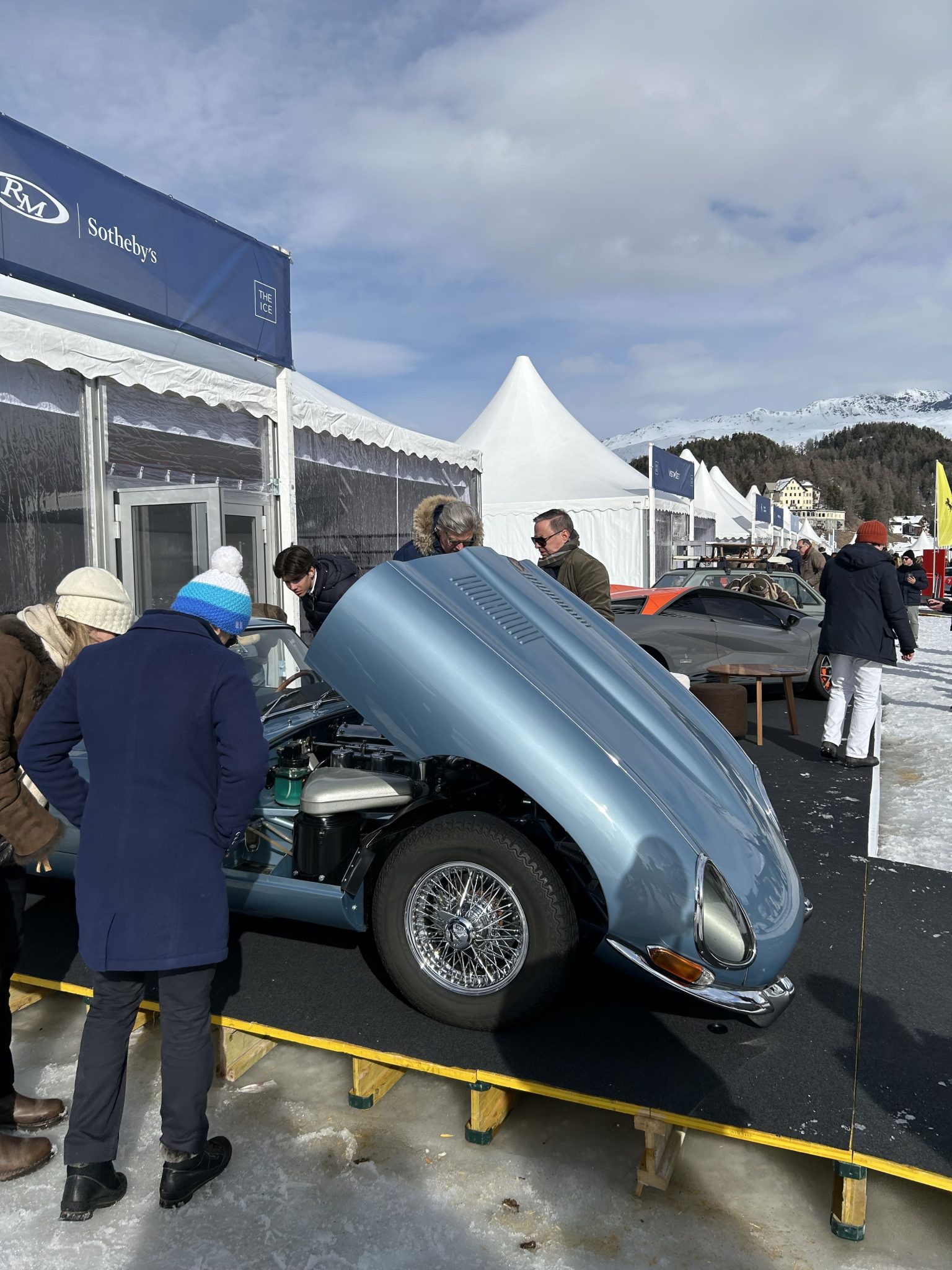 The ICE St. Moritz: Luxury Car Event On a Frozen Lake
